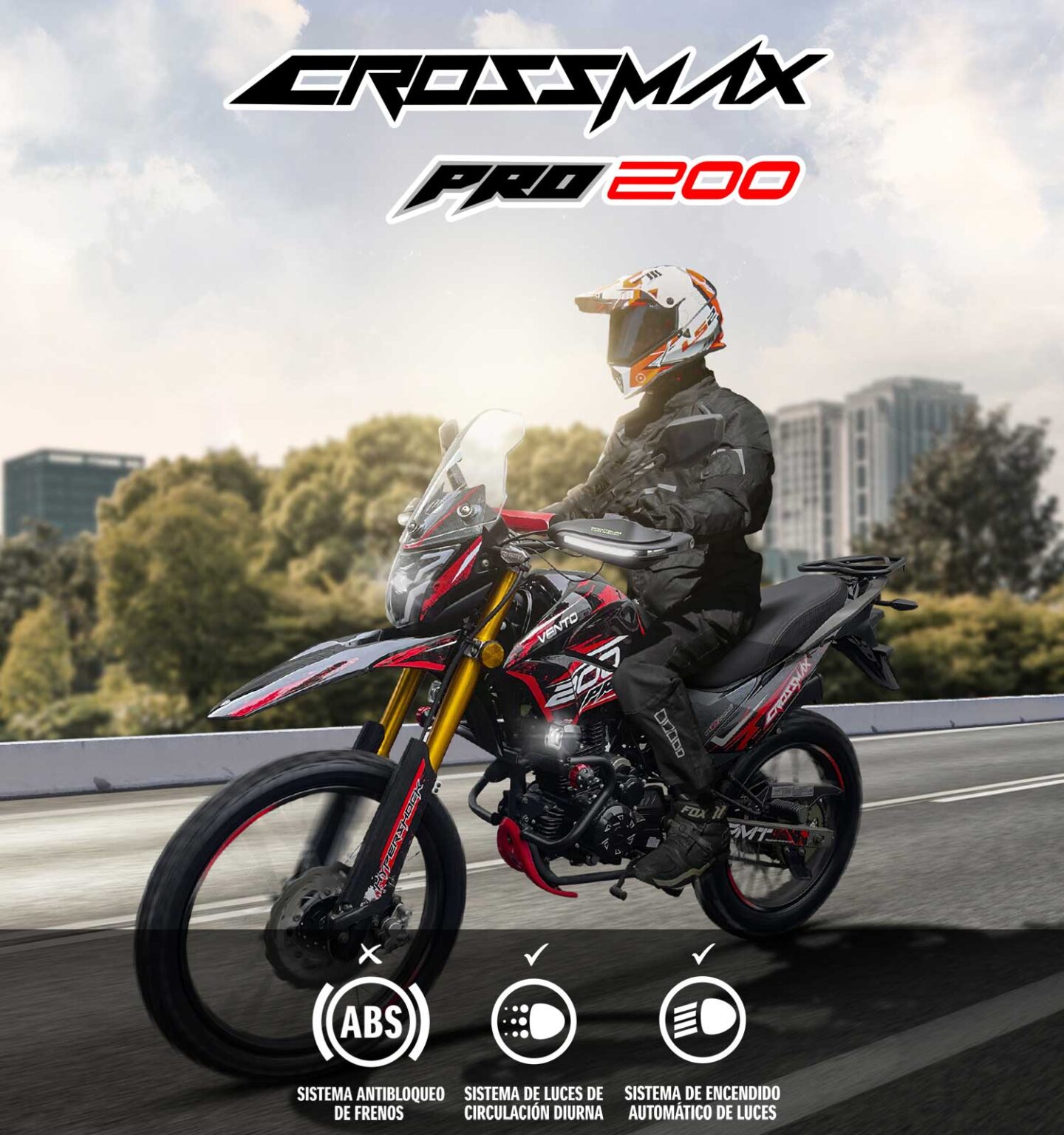 Crossmax 200 Pro – Vento Motorcycles U.S.A │Colombia